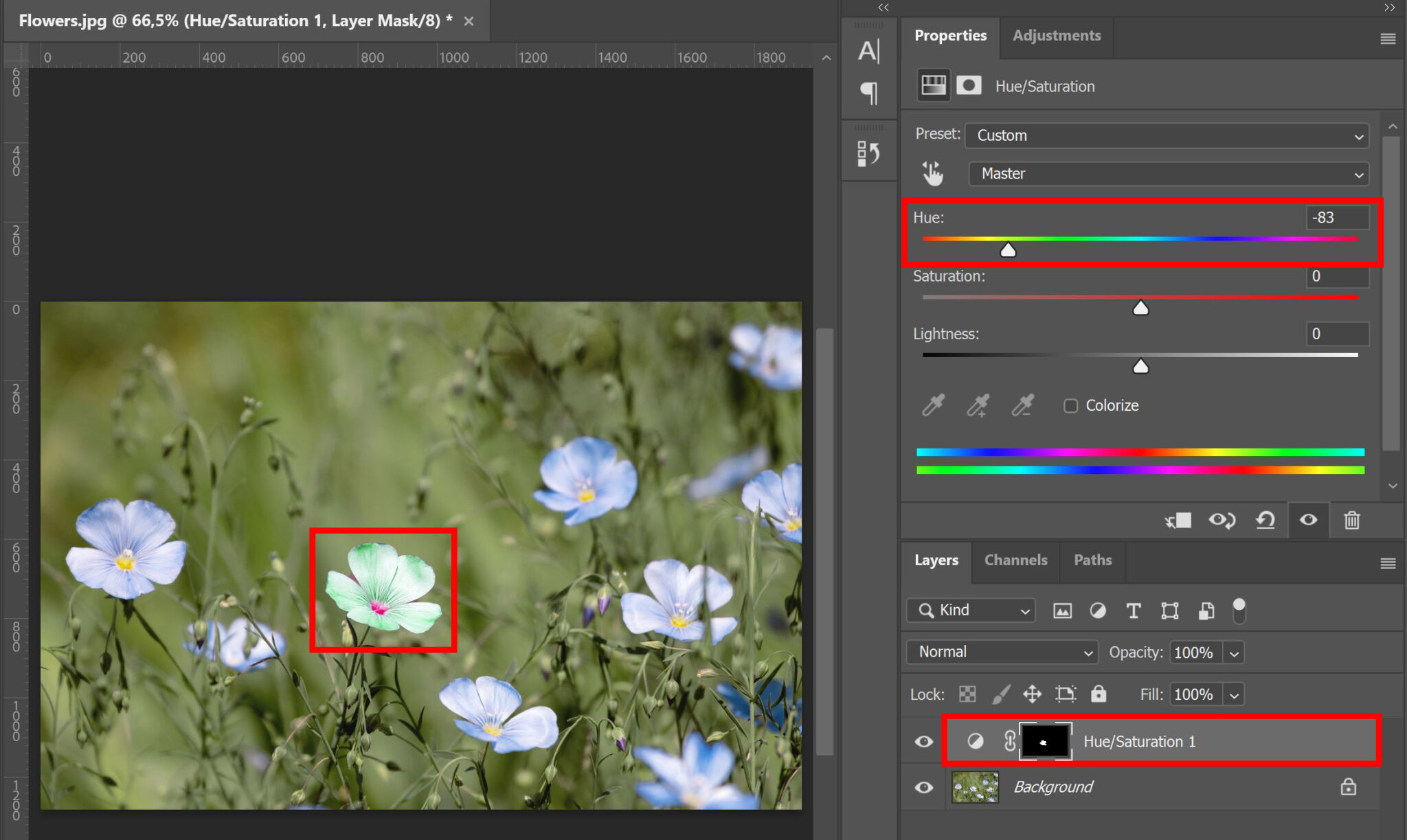 Change colors of just one object in Adobe Photoshop!