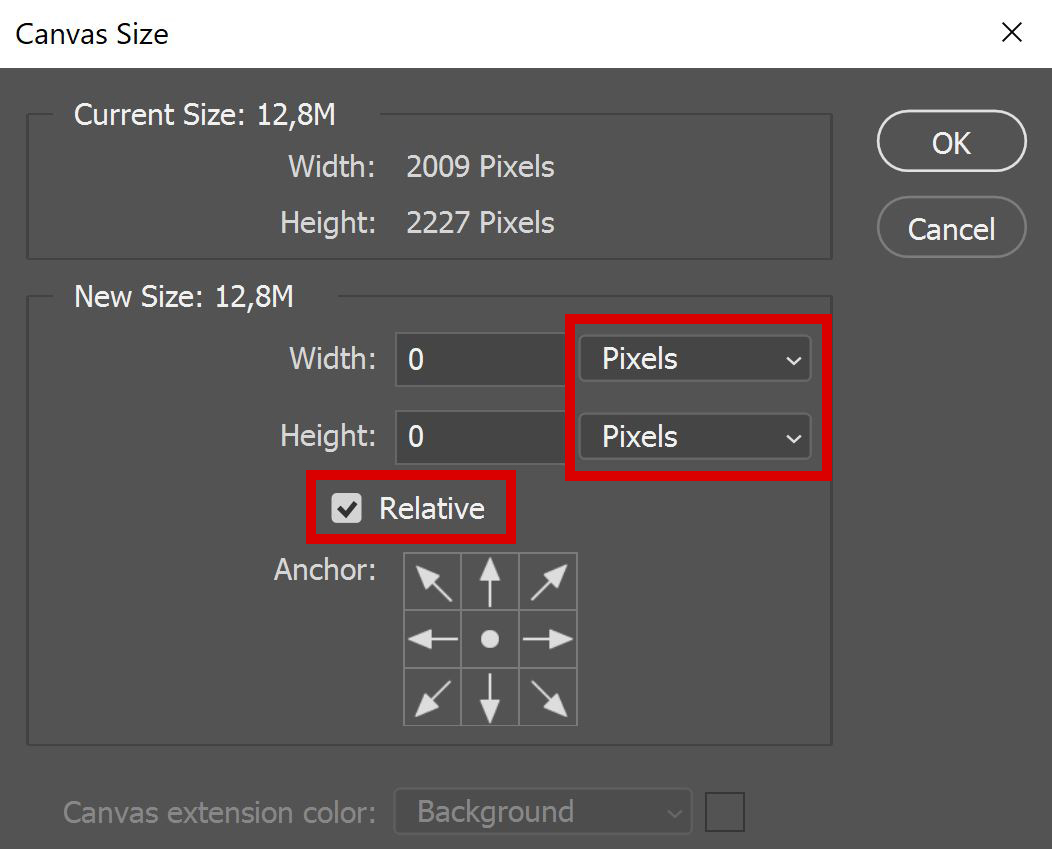 Add borders to your photo in Photoshop - Edit with Kim
