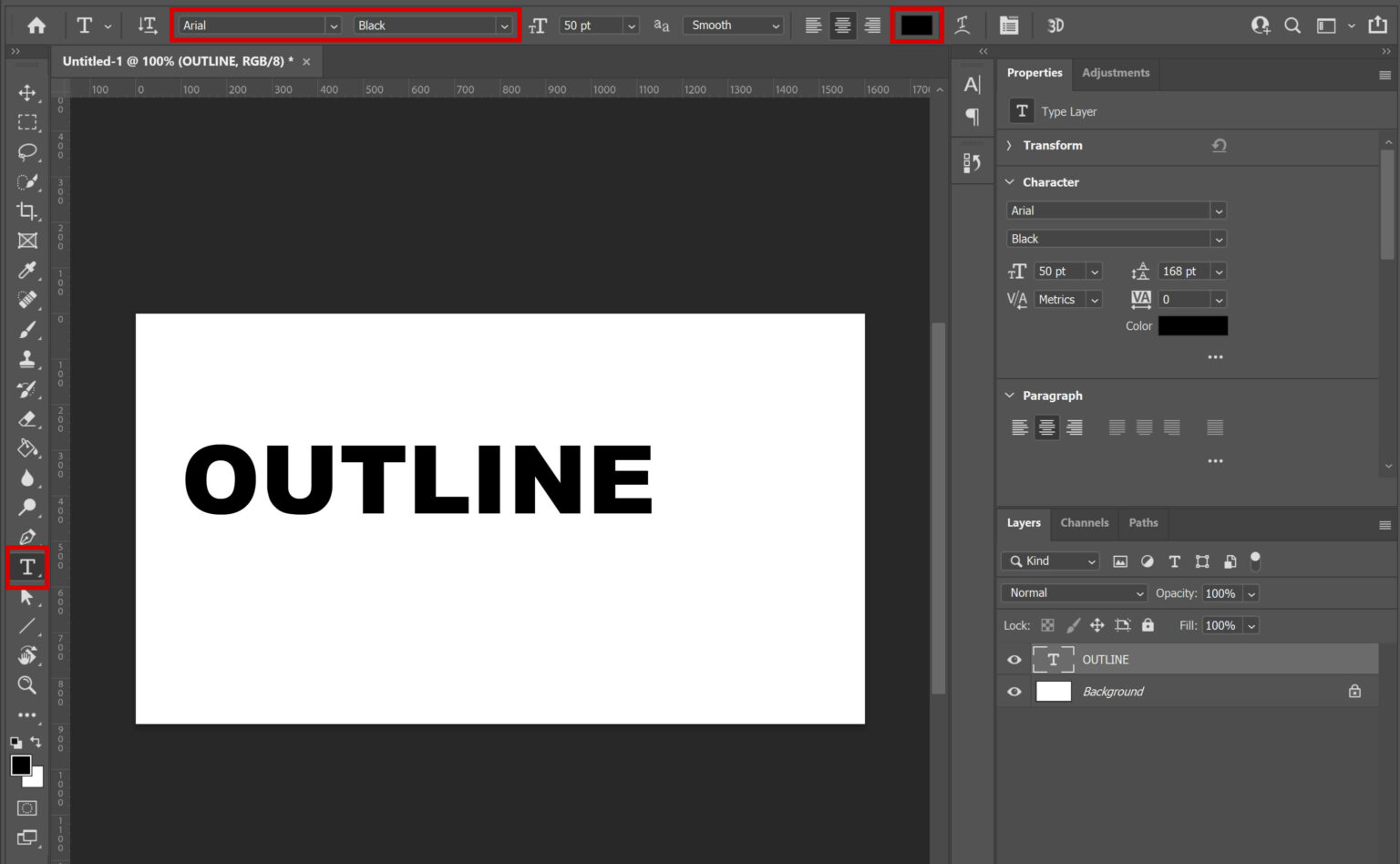 Create text with multiple outlines in Adobe Photoshop!