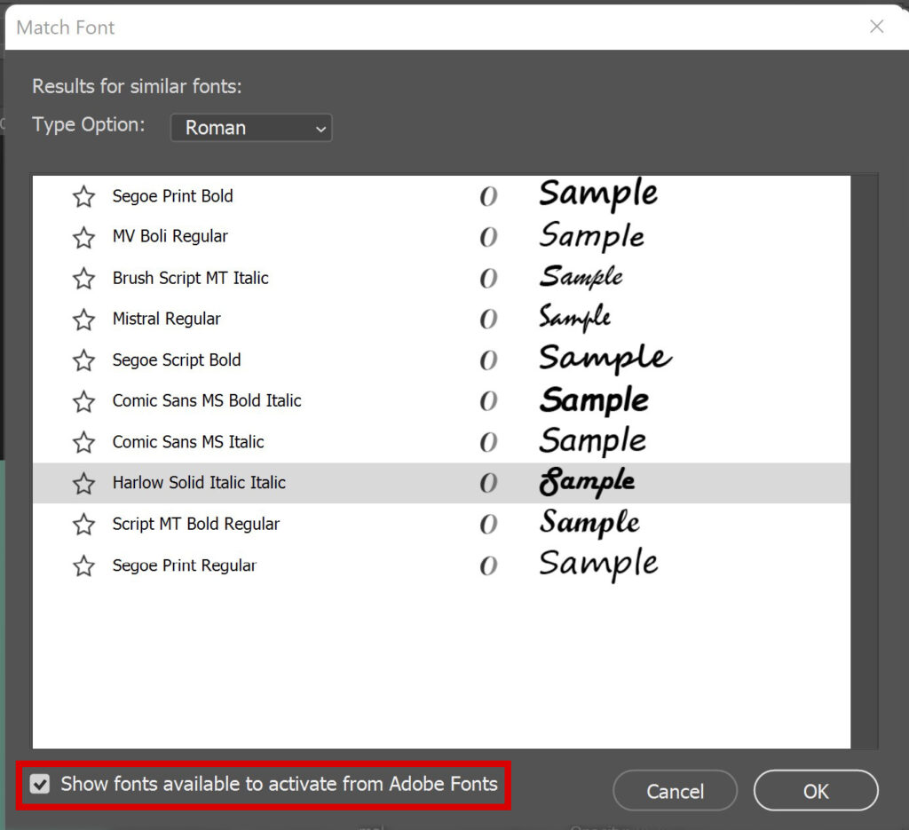 Find a matching font in Adobe Photoshop - Edit with Kim
