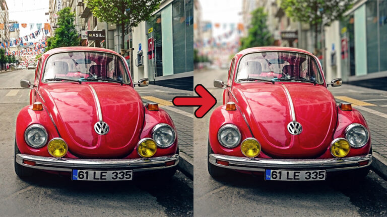 Blur background (Depth Blur) in Photoshop - Edit with Kim