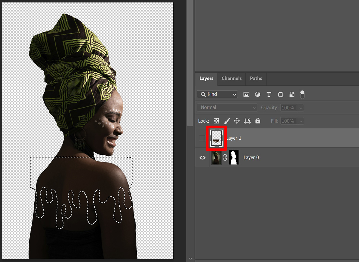 Dripping paint portrait in Photoshop - Edit with Kim