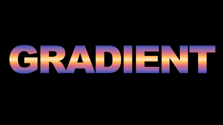 Create a gradient text effect in Photoshop - Edit with Kim