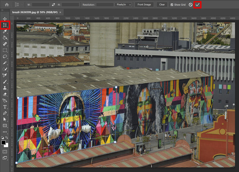 Crop and straighten a photo in Photoshop - Edit with Kim