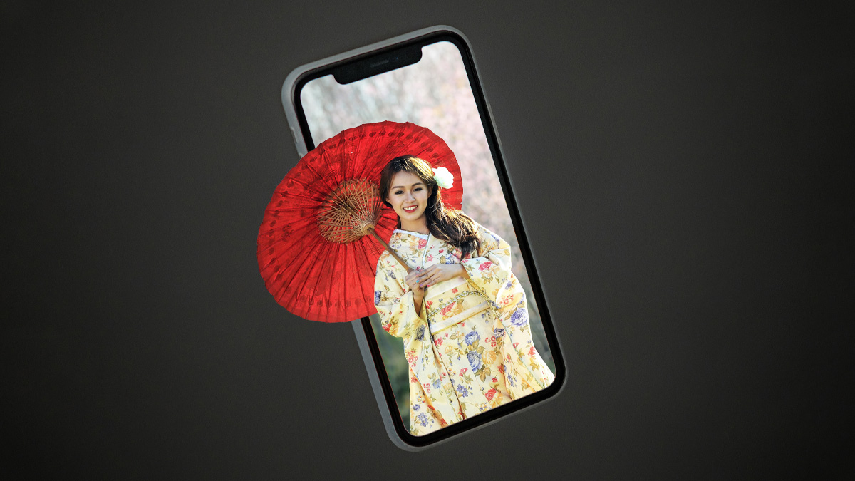 Photo on screen (pop-out effect) in Adobe Photoshop