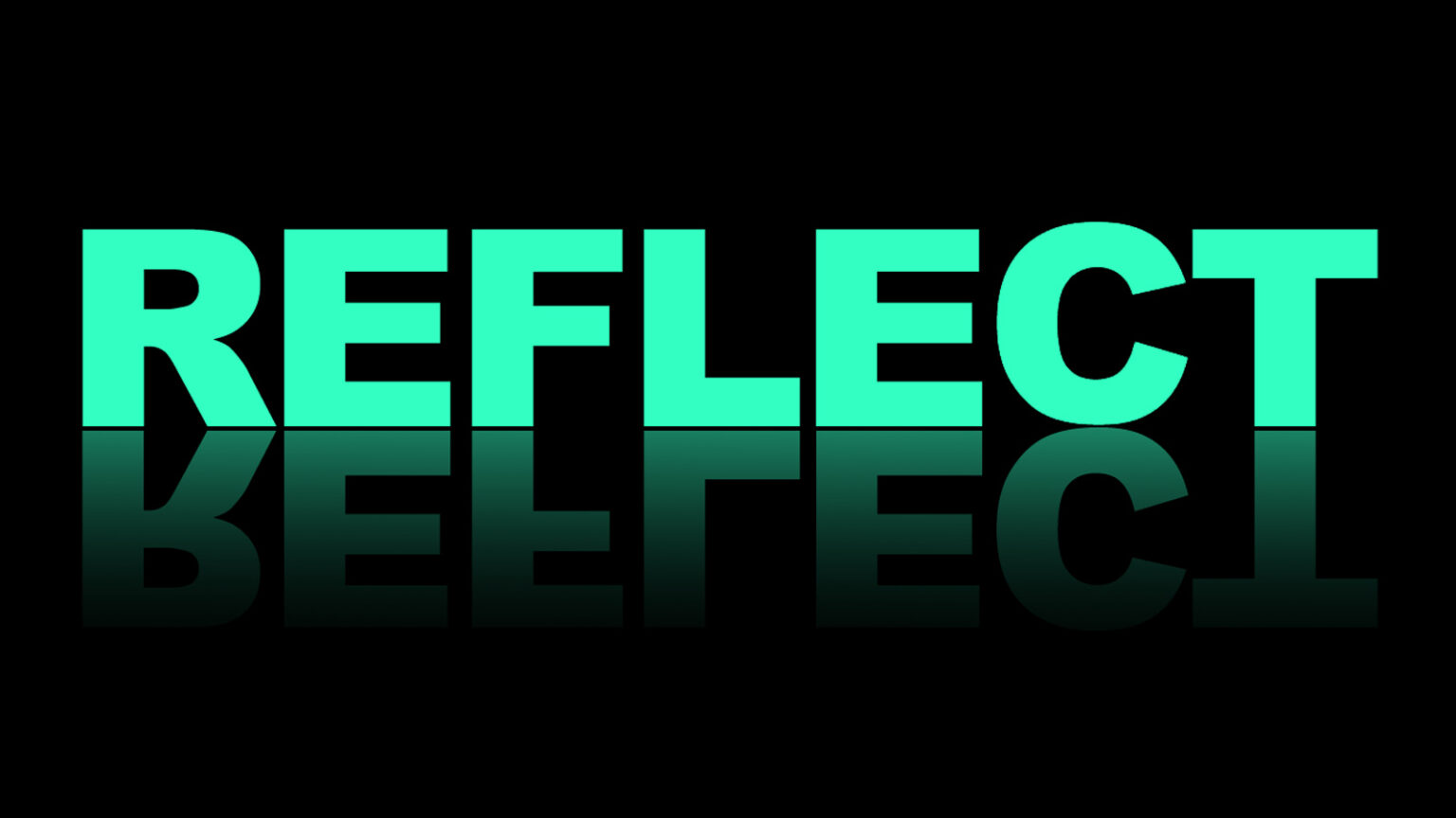 Create a text reflection in Photoshop - Edit with Kim