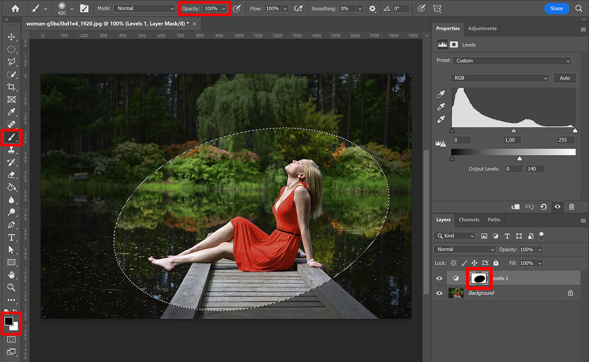 Create a custom vignette in Photoshop - Edit with Kim