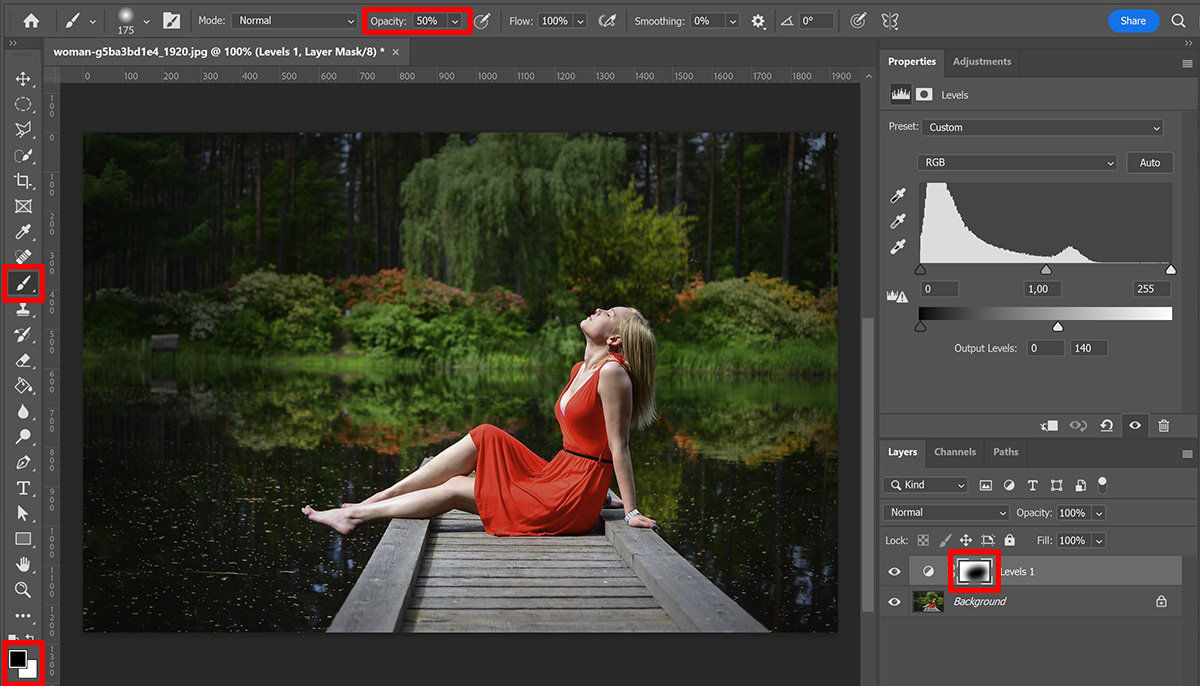Create a custom vignette in Photoshop - Edit with Kim