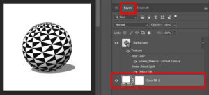 2D image to 3D sphere in Adobe Photoshop - Edit with Kim