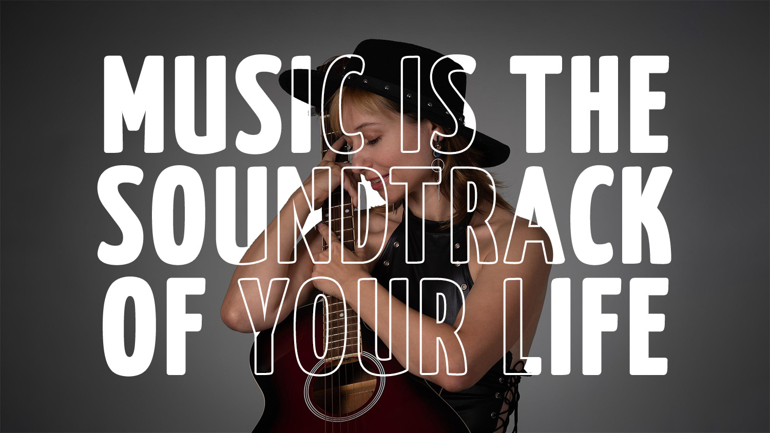 Text behind subject with outline in Adobe Photoshop