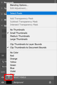 Select pixels from layer in Photoshop - Edit with Kim