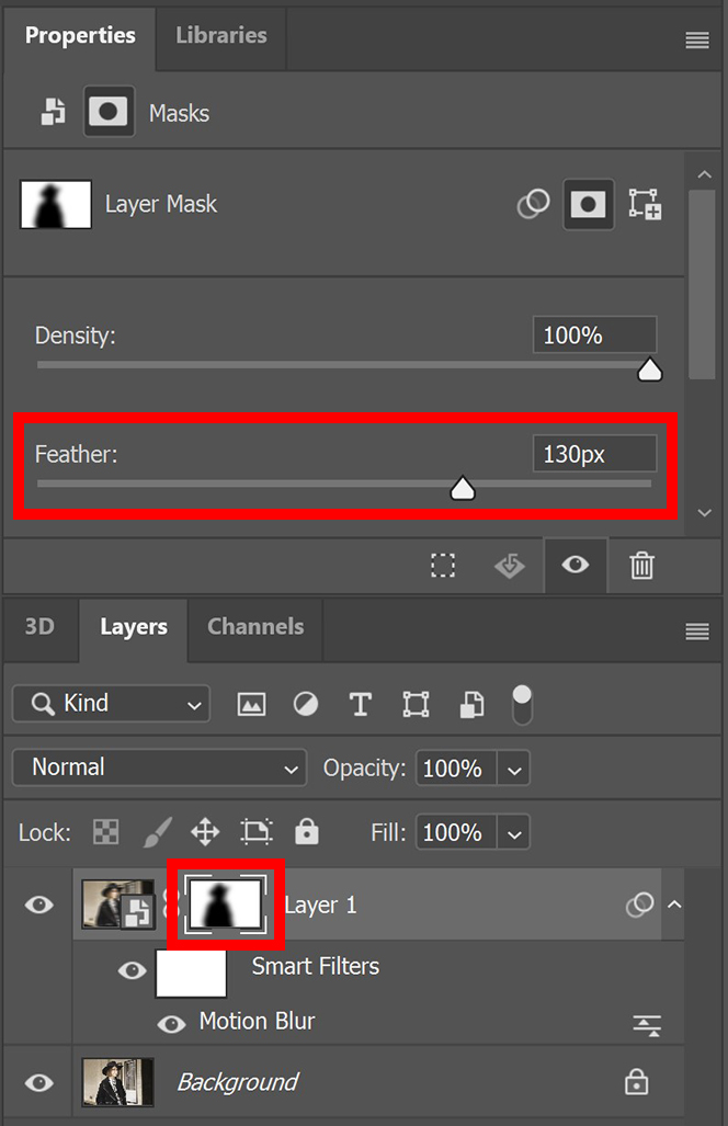 Blur background (motion blur) in Photoshop - Edit with Kim