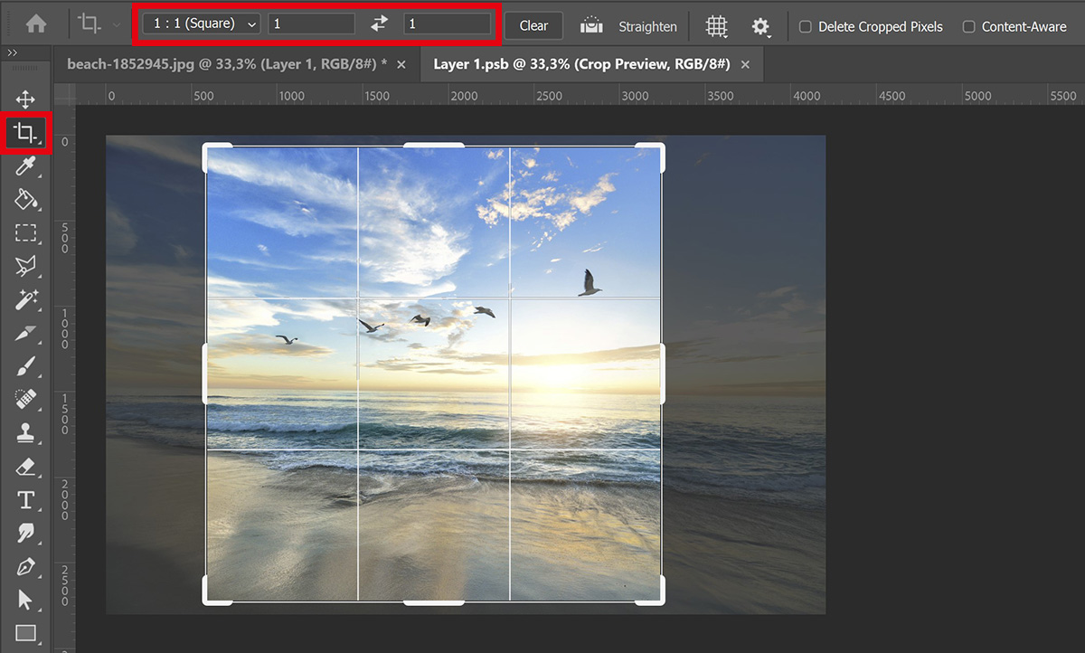 Create a blurry photo border in Photoshop - Edit with Kim