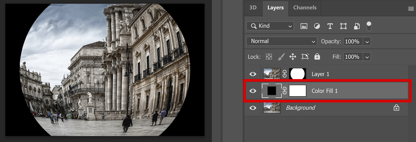 Quick fisheye lens effect in Photoshop - Edit with Kim