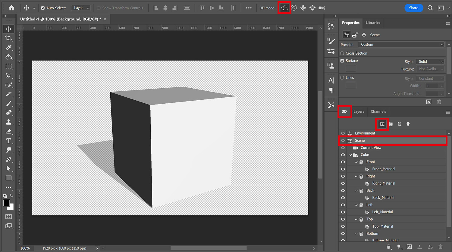 Create a 3D photo cube in Photoshop - Edit with Kim