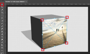 Create a 3D photo cube in Photoshop - Edit with Kim