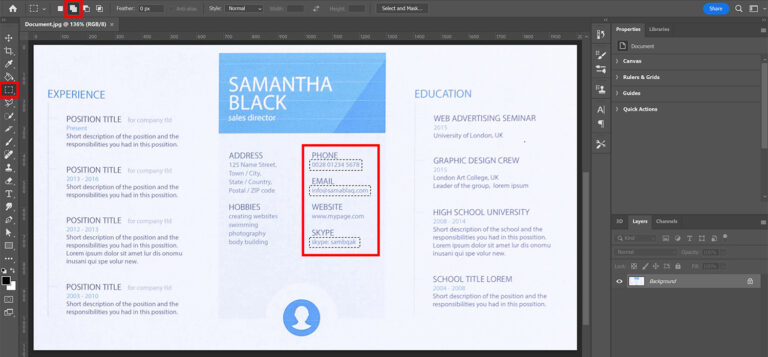 blur-text-in-a-document-in-photoshop-edit-with-kim