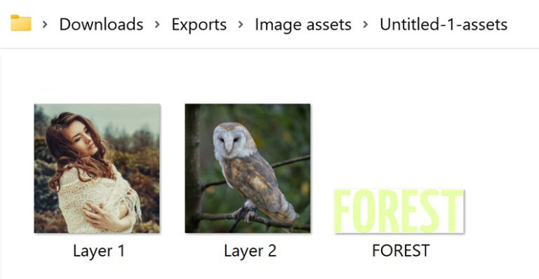 Quickly export layers to files in Photoshop - Edit with Kim