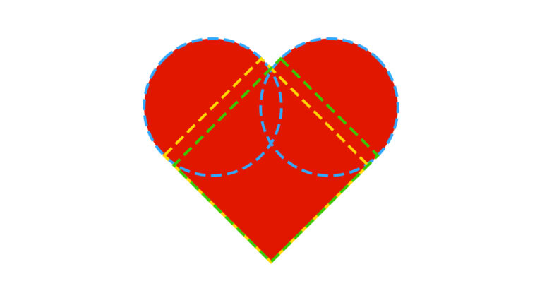 Create a heart shape in Photoshop - Edit with Kim