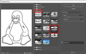 Convert image to outlines in Photoshop - Edit with Kim