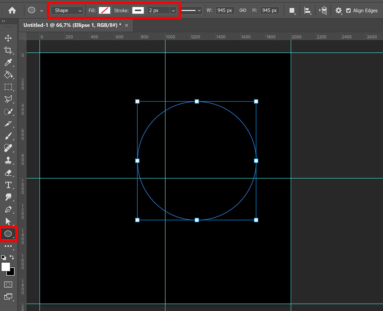 Create a shell shape in Photoshop - Edit with Kim
