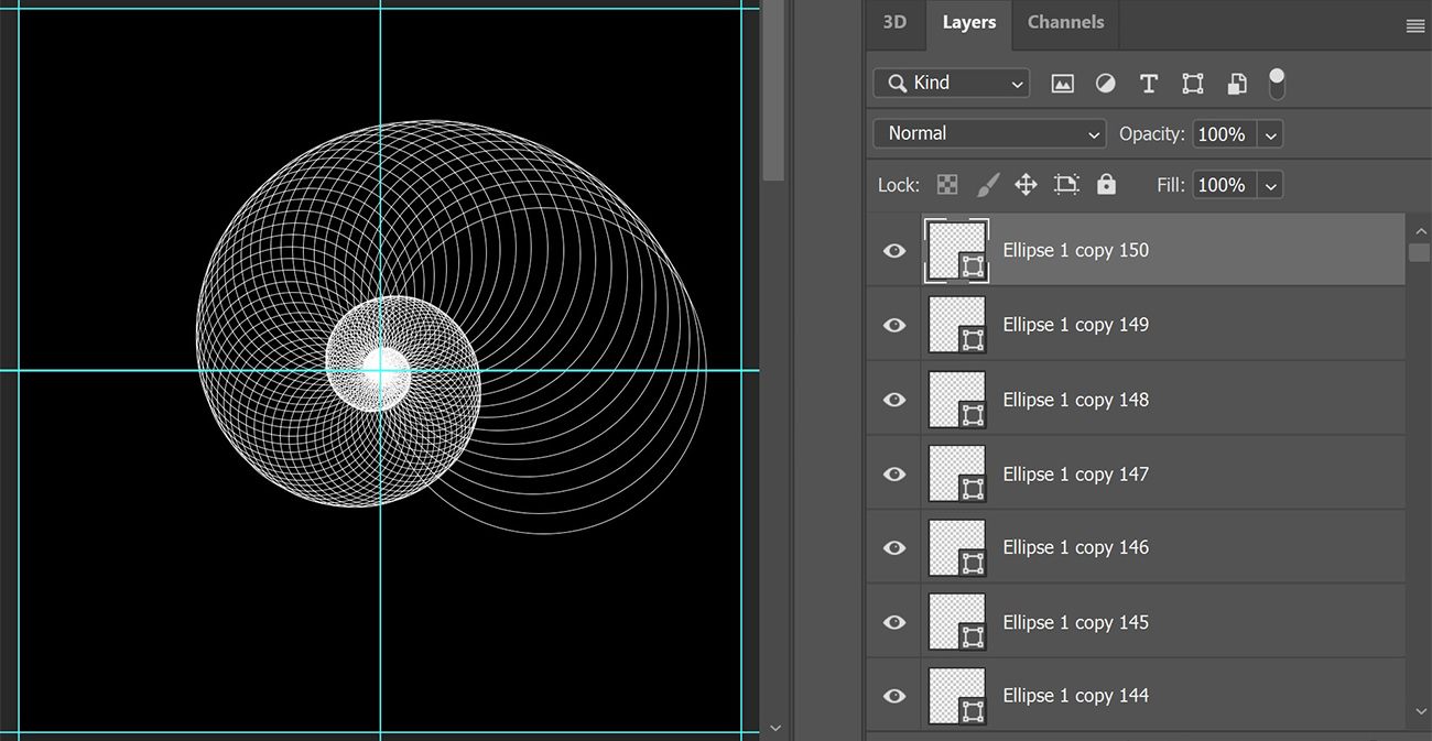 Create a shell shape in Photoshop - Edit with Kim