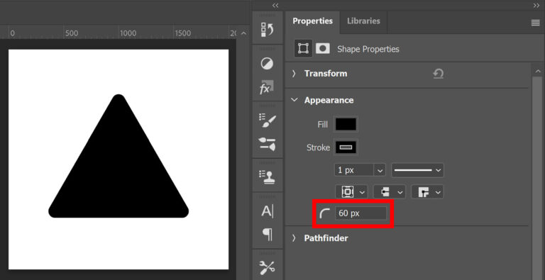 Shapes with rounded corners in Photoshop - Edit with Kim