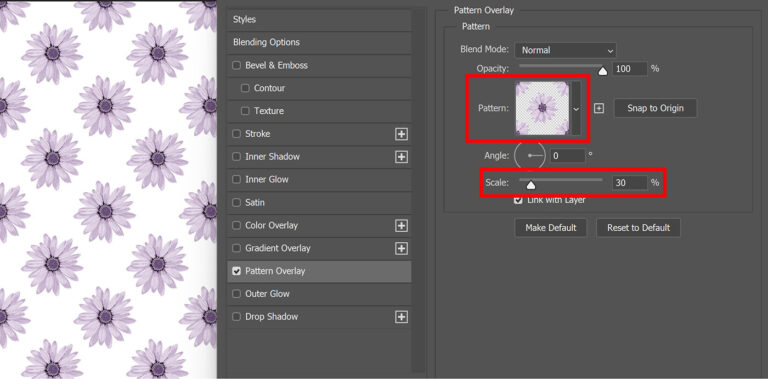 Create a seamless pattern in Photoshop - Edit with Kim