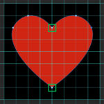 Create a heart shape in Photoshop - Edit with Kim