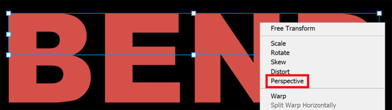 Create a bended text in Photoshop - Edit with Kim