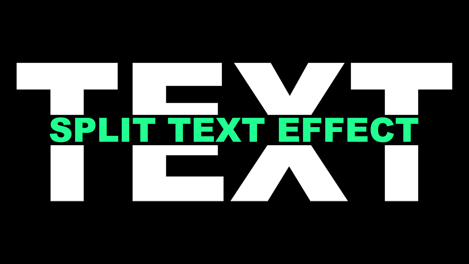 Split Text In Half In Photoshop Edit With Kim