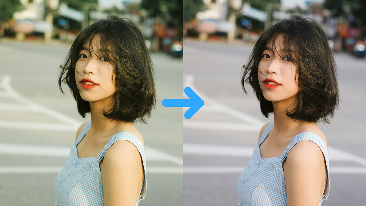 Color correct photo with curves in Photoshop - Edit with Kim
