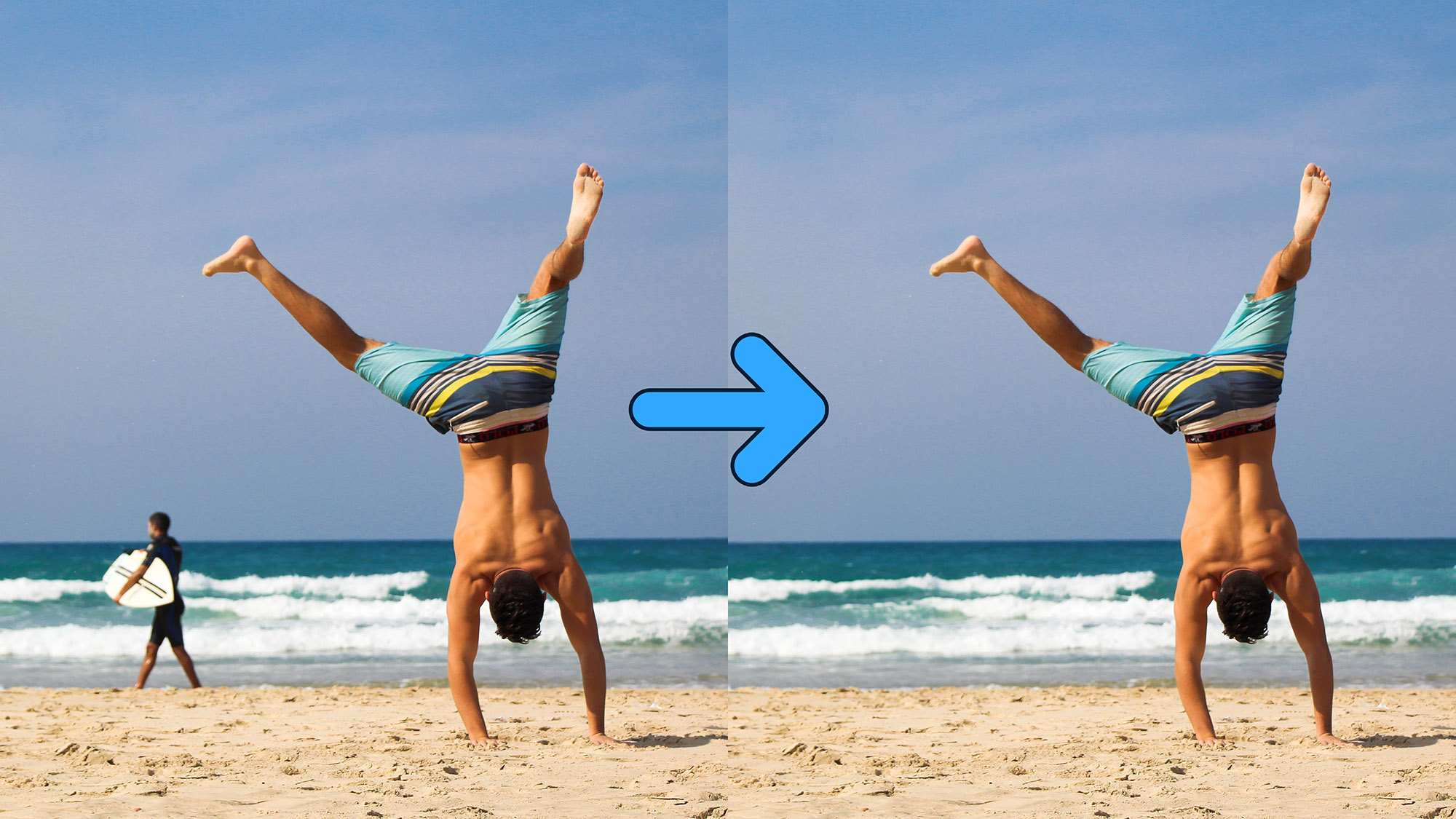 Remove objects from photo in Lightroom - Edit with Kim